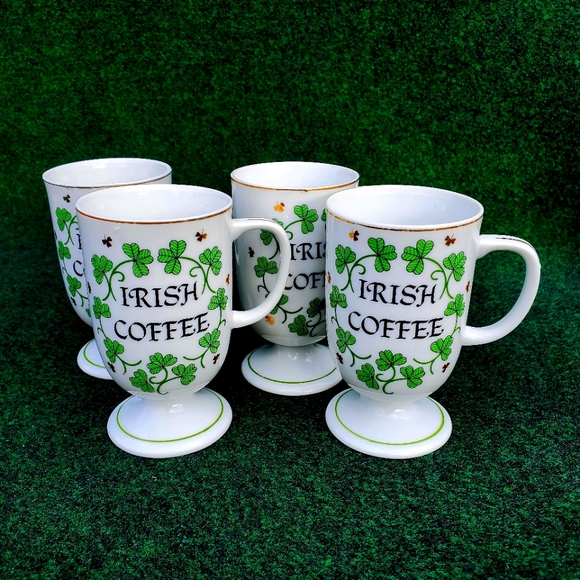 a Lorrie Design | Dining | Vtg Irish Coffee Cups 4 A Lorrie Design ...